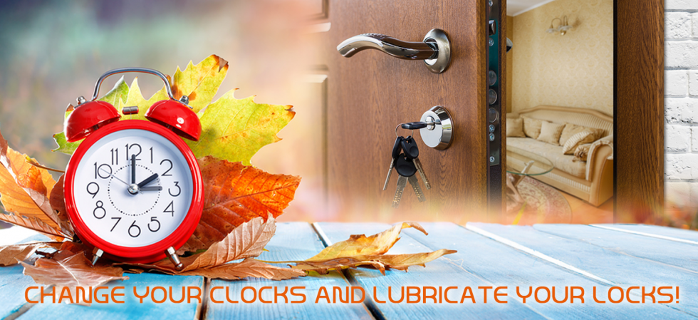 Change Your Clocks and Lubricate Your Locks! | North Star Lock Service
